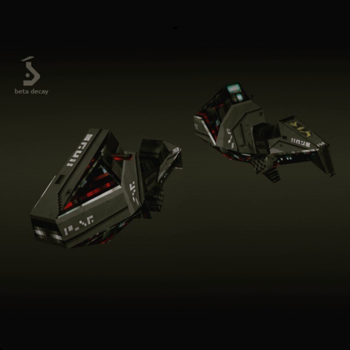 ArtStation - Lowpoly Hovercraft | beta decay