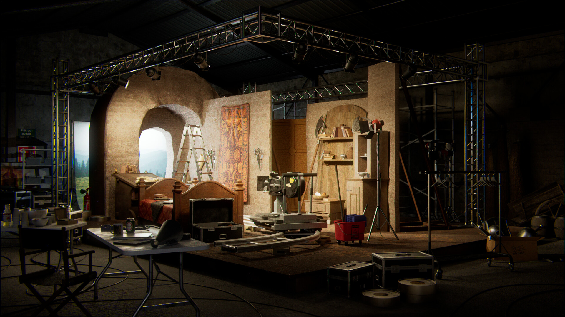 ArtStation - Movie Set : Monty Python and the Holy Grail