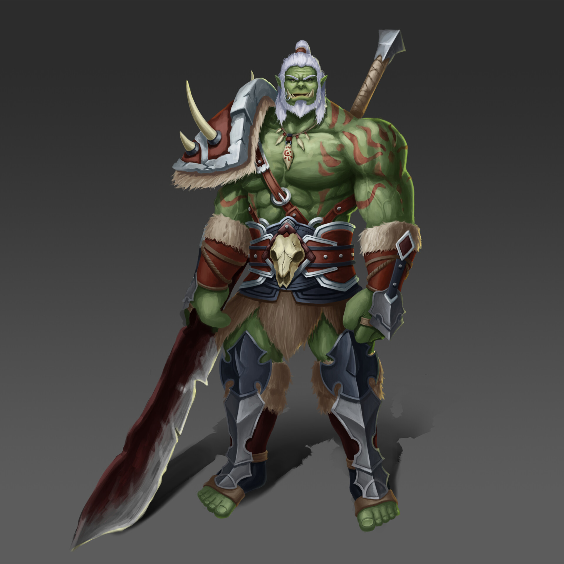 Kitae Kim - Orc Warrior Concept Character