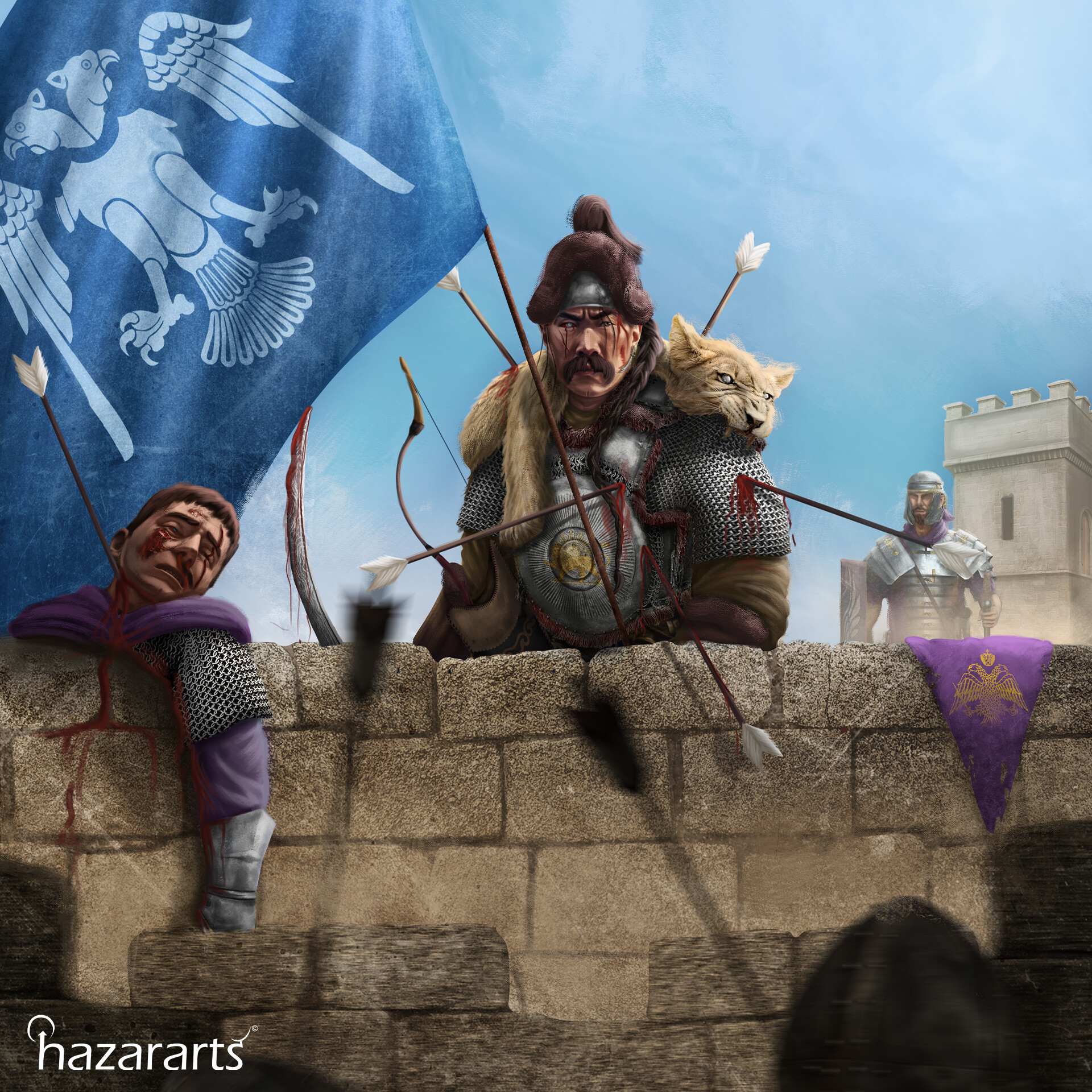 ArtStation - Seljuks concept art: Yavlak Arslan (Fearless Lion)