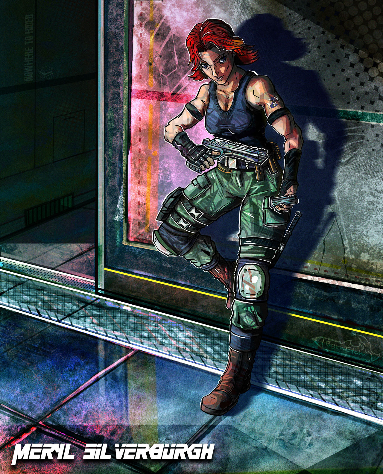 ArtStation - Meryl - MGS 1