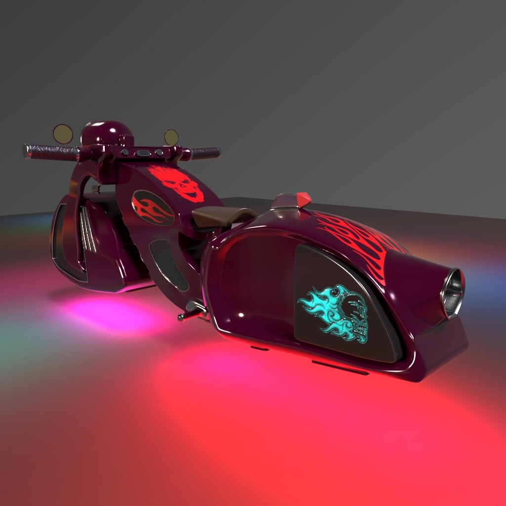 ArtStation - Sci-Fi Vehicle Bike