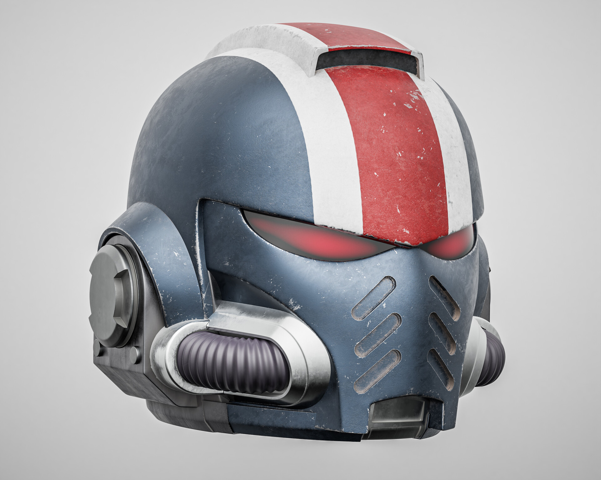 Benjamin Cake - Warhammer 40k MKX Space Marine Helmet STL