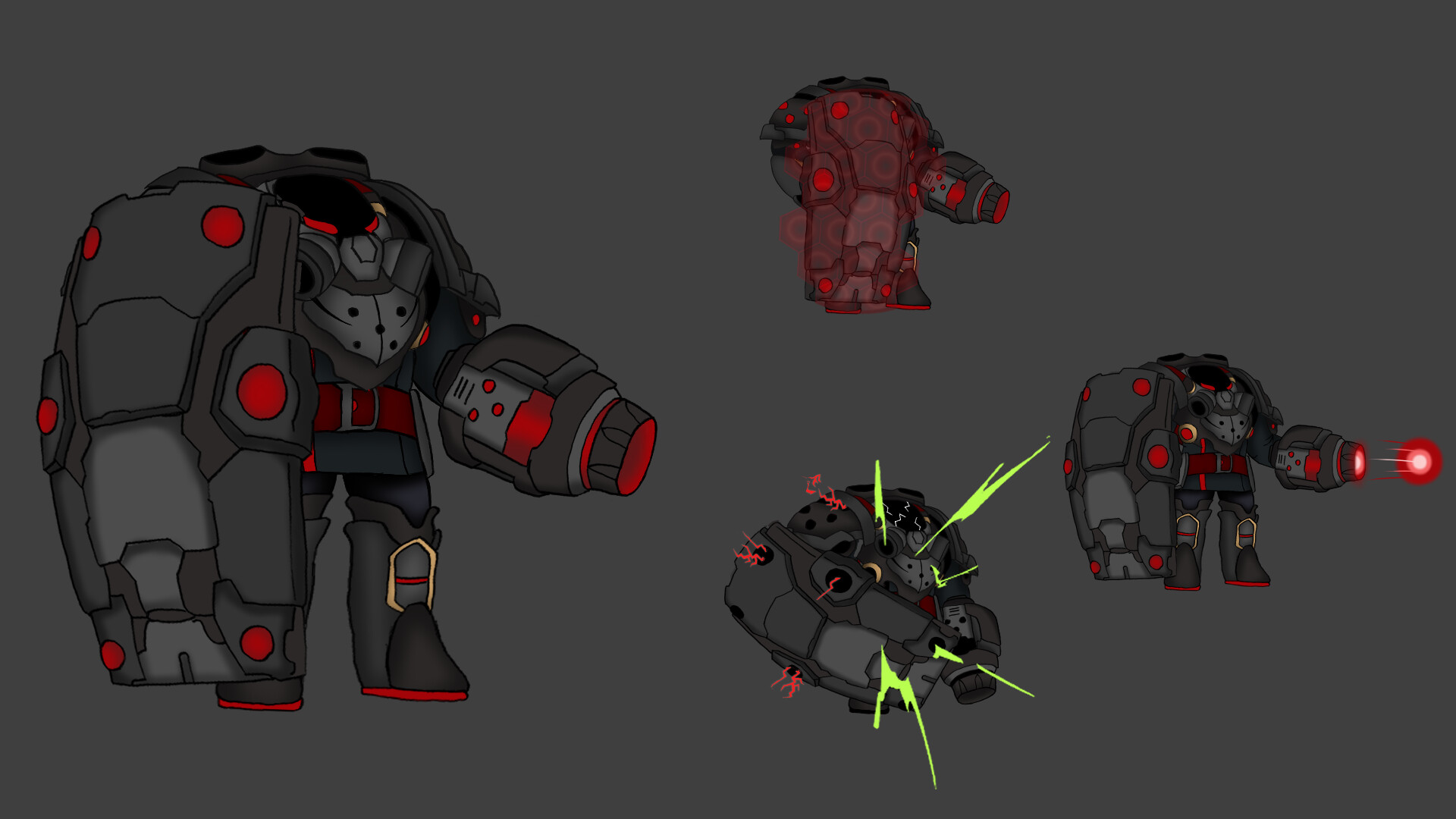 ArtStation - Securus-Juggernaut EGO Pollution Madness