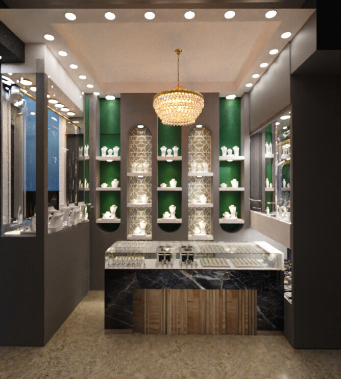 Graphstudio Behrouz.Bigham - jewelry shop hi gyus my new project jewerely shop design hop you ...