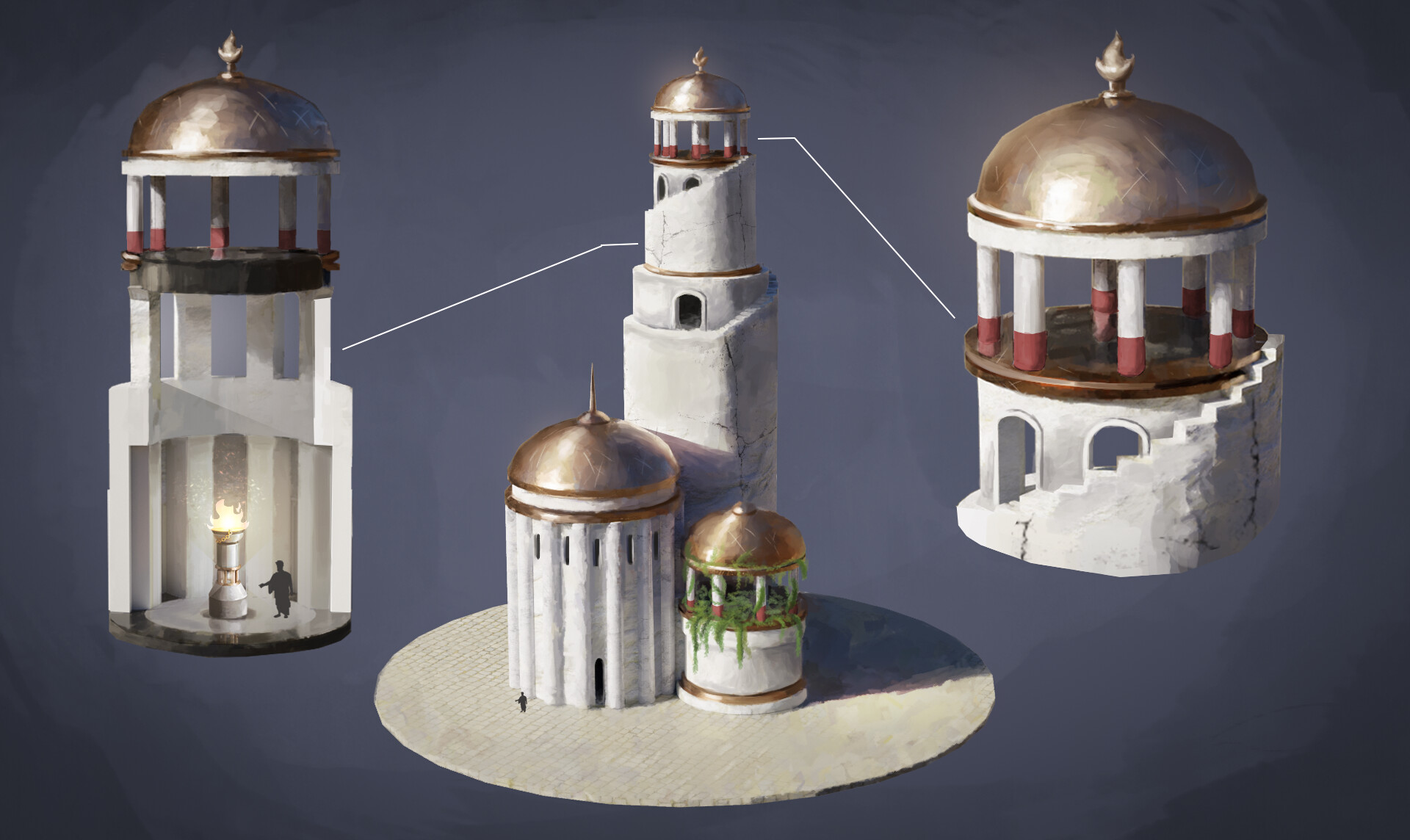 ArtStation - Tower building concept