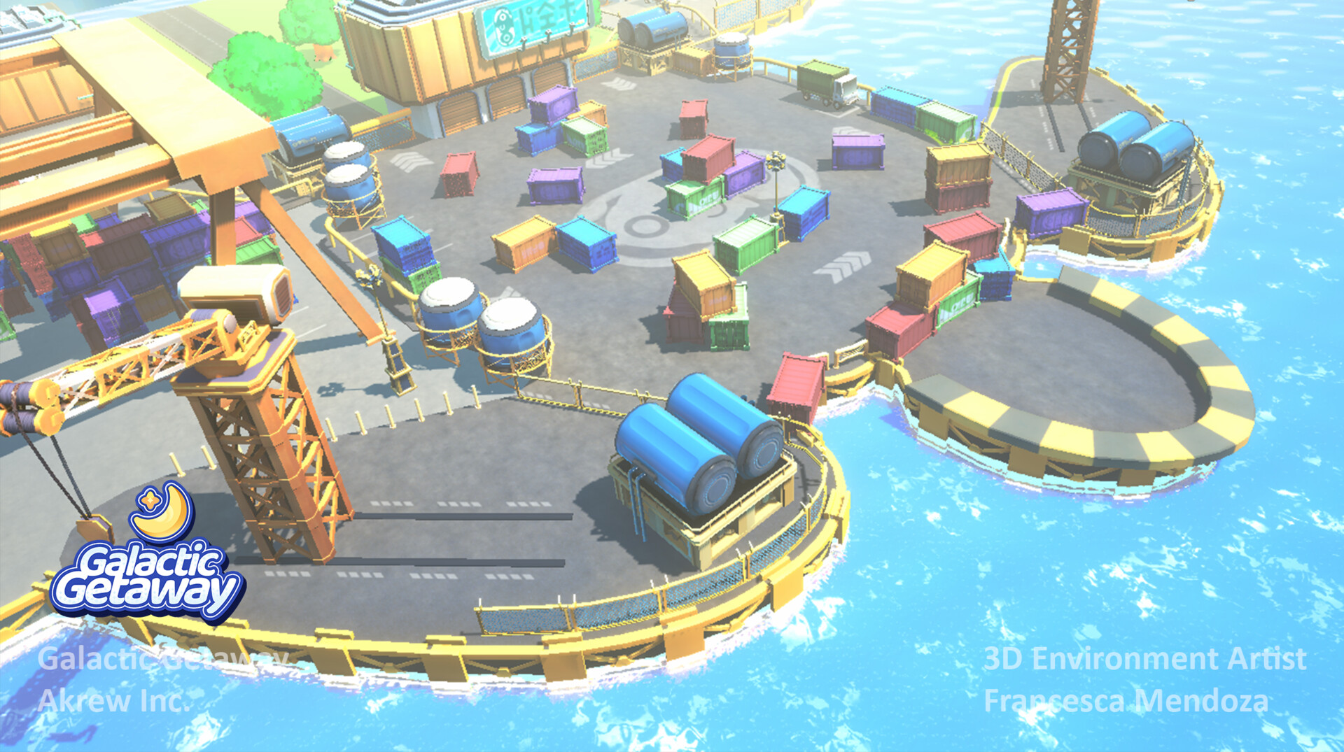 ArtStation - Turtle Tank Mini Game Level for Galactic Getaway