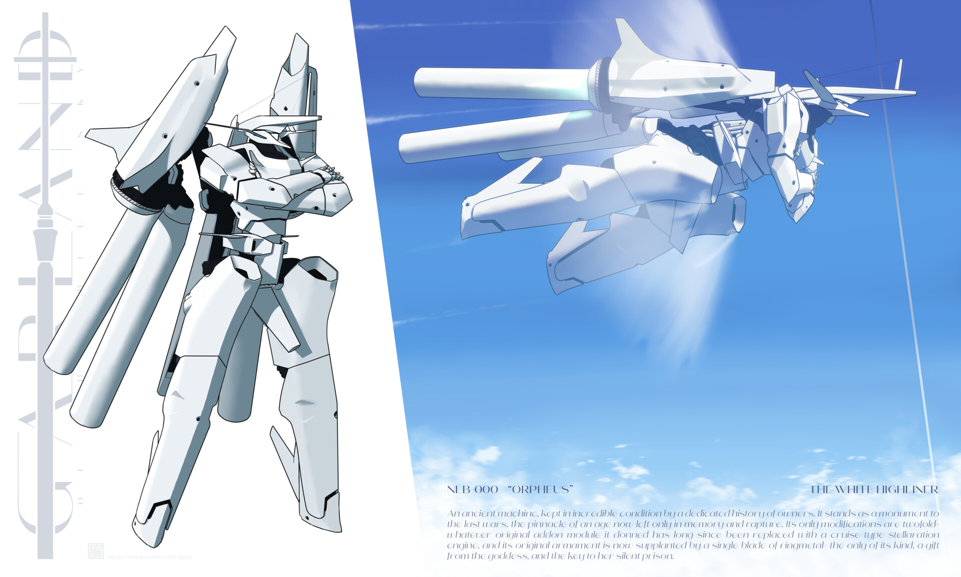 ArtStation - ORPHEUS / GARLAND OF THE BLUE SKY