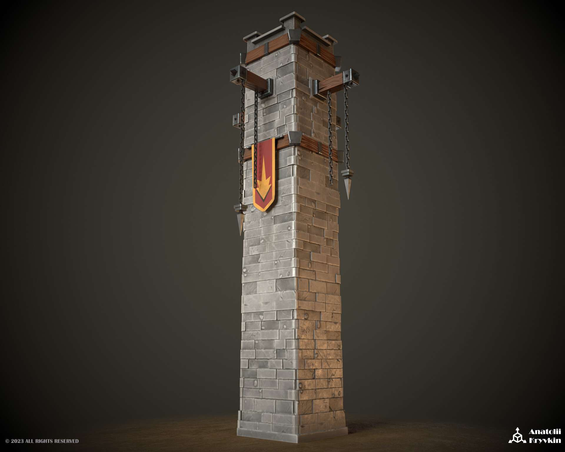 ArtStation - Old Medieval Tower