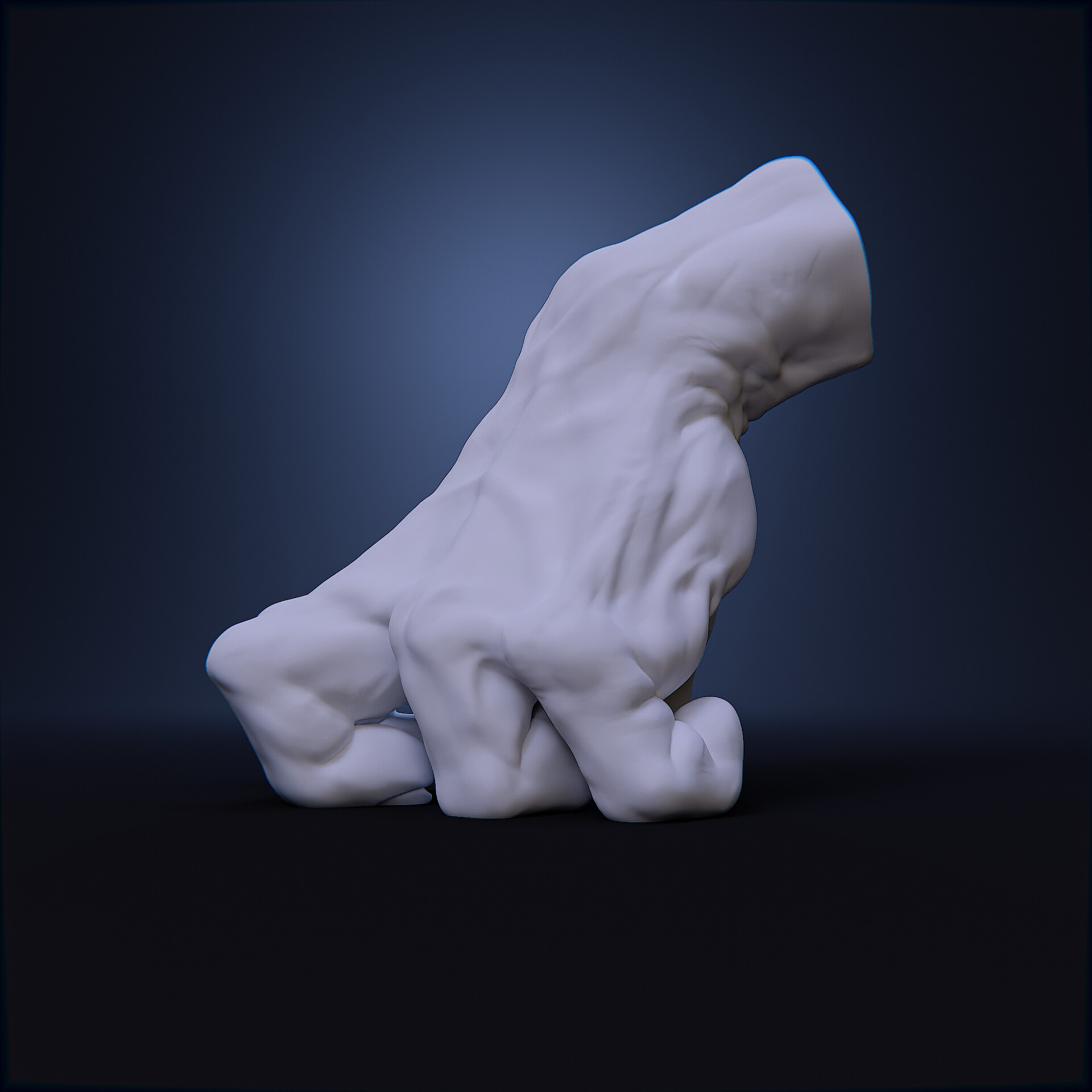 ArtStation - Hand Sketch - Render and 3D Print