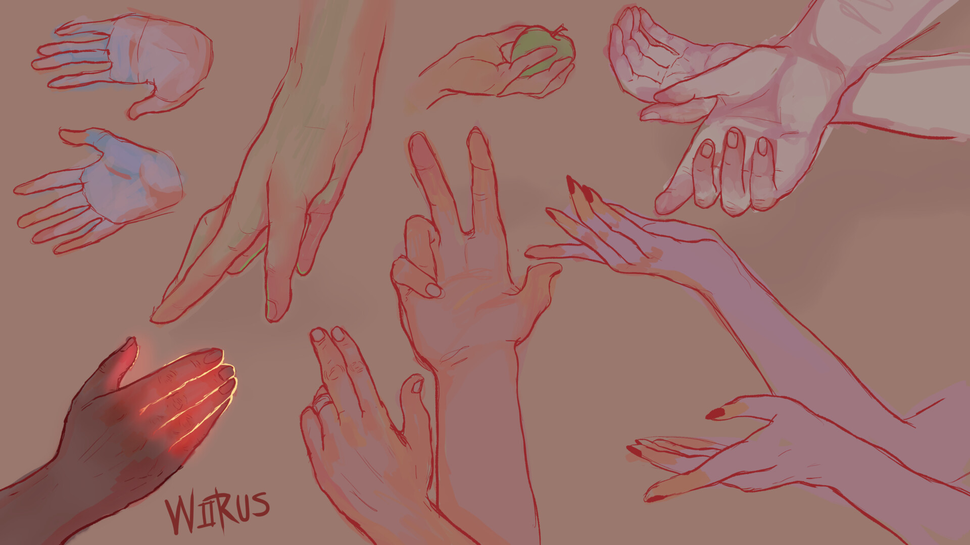 ArtStation - Hands Practice
