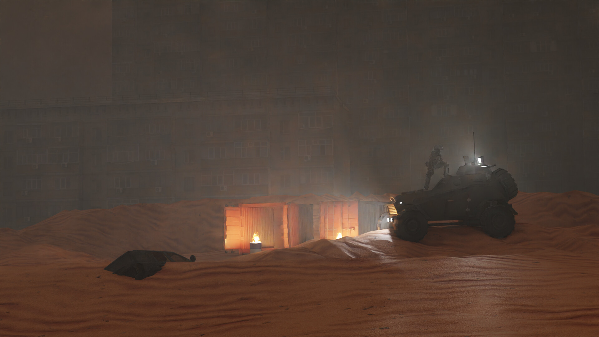 ArtStation - Post-soviet post-apocalyptic scene