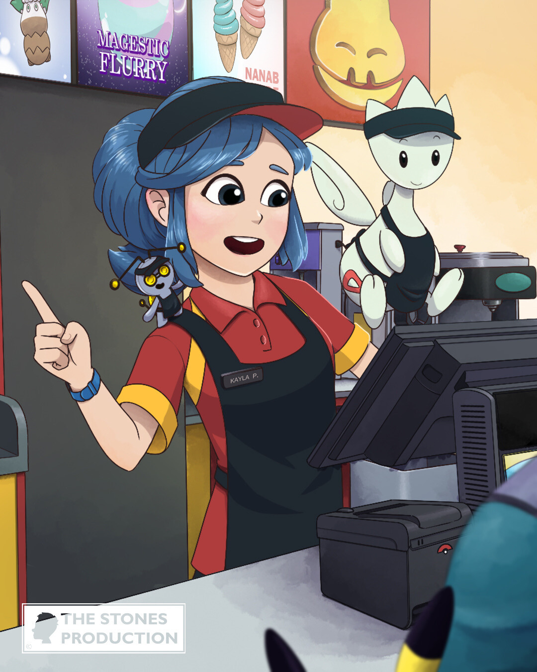 ArtStation - Pokemon: The Fast Food Cashiers