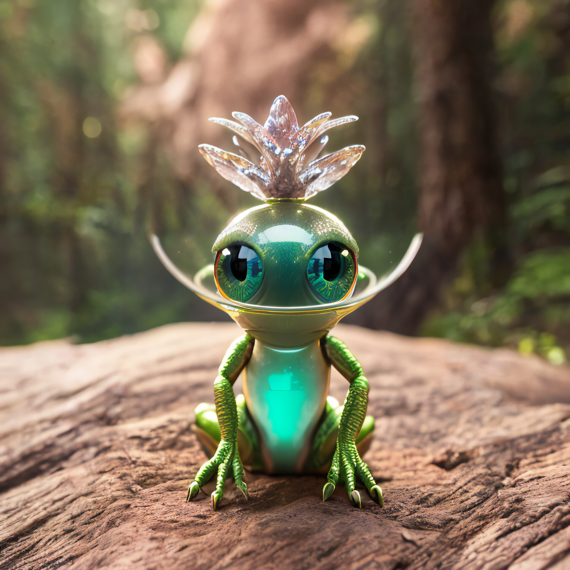 ArtStation - [AI] Frog Alien Creature