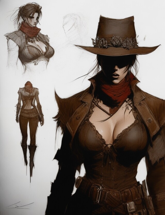 ArtStation - Revenant strong woman