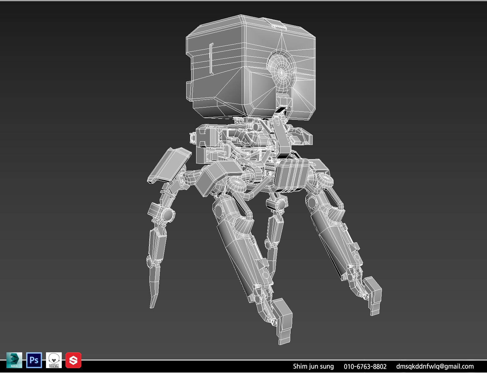 Shim Jun Sung - Yellow Bot (Fan art)