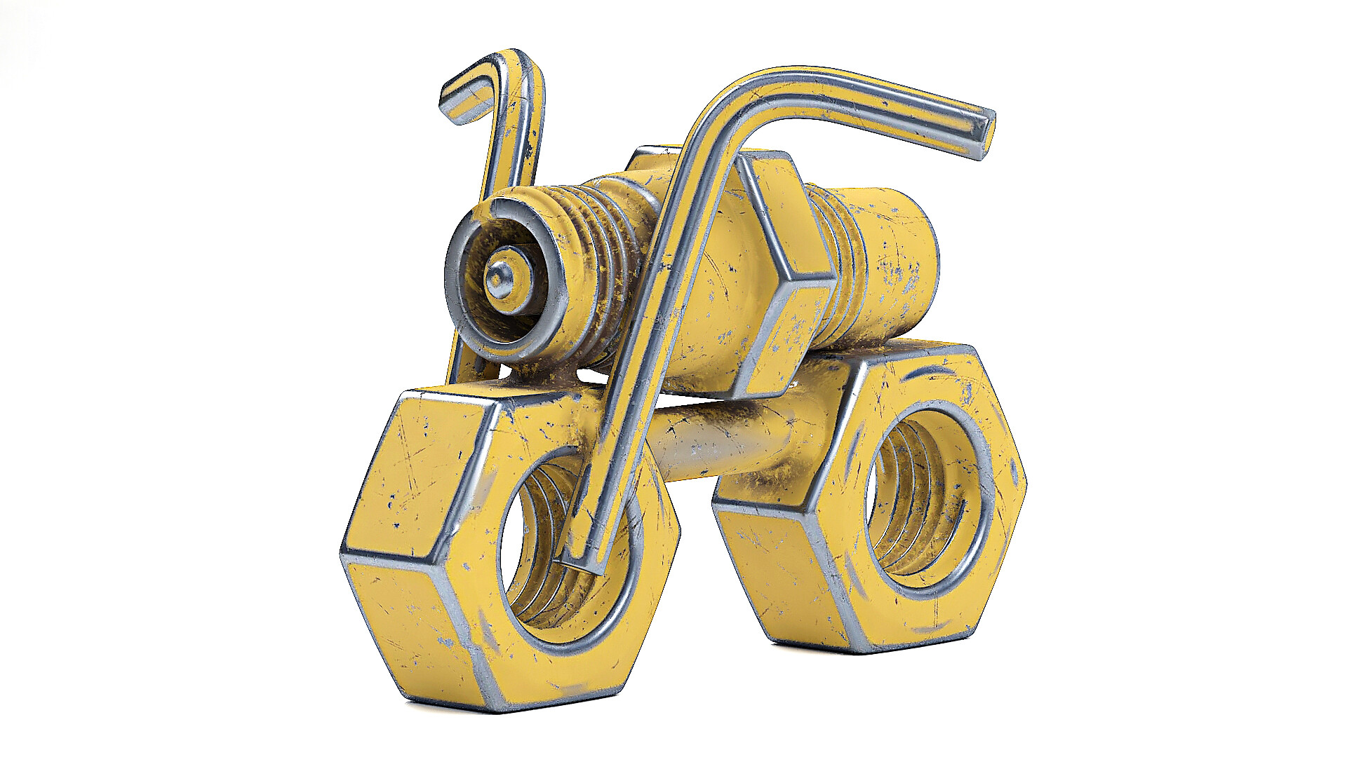 ArtStation - Nut & Bolt Motorcycle