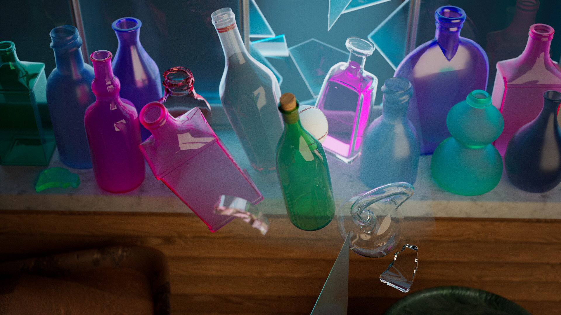 ArtStation - Bottle Collection Lighting Challenge