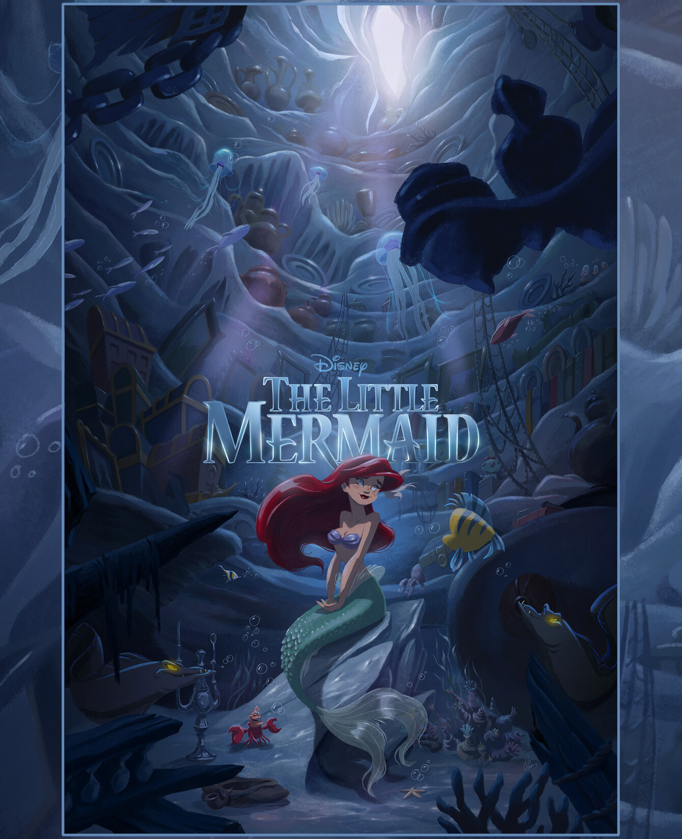 Elysa Castro - The Little Mermaid - Variant (Alternative movie poster)