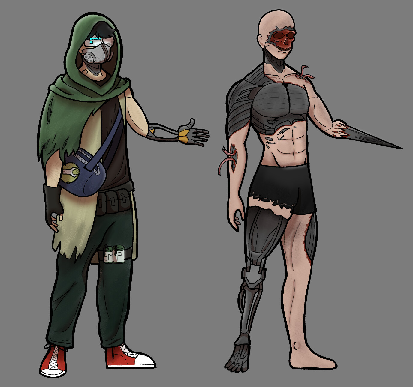 ArtStation - Post Apocalyptic Cyberpunk Concept Ideas