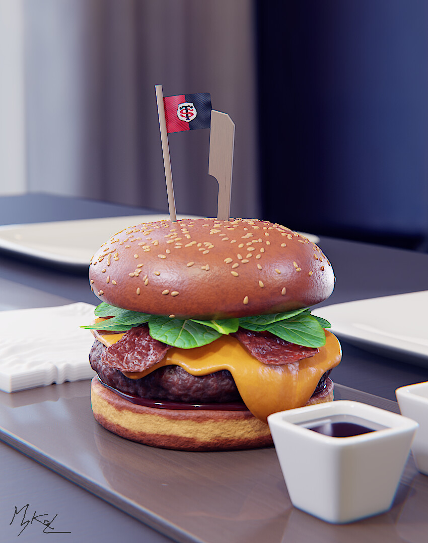 ArtStation - Burger Statde Toulousain