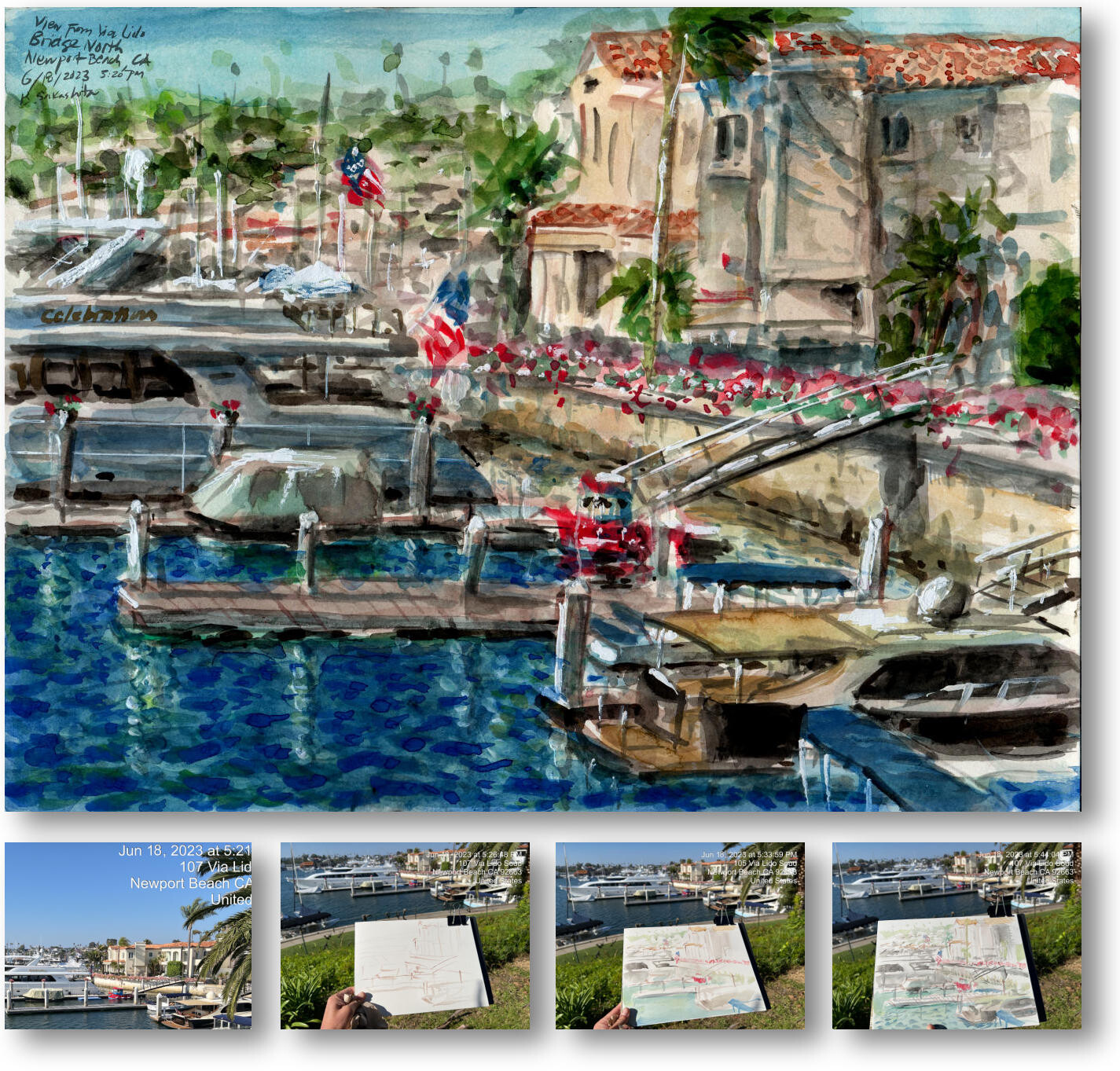 ArtStation - View from Via Lido bridge north