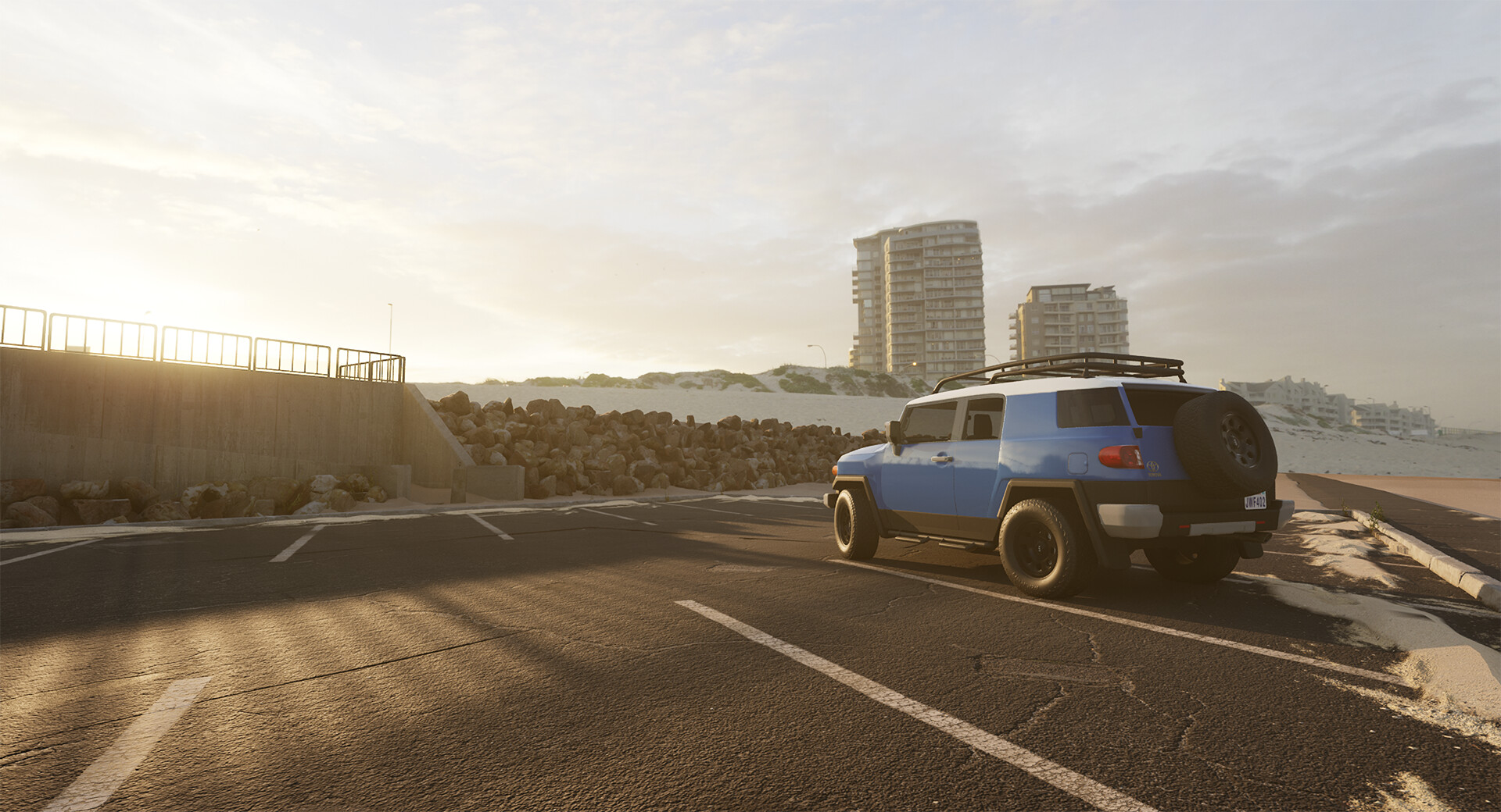 ArtStation - Toyota FJ Cruiser