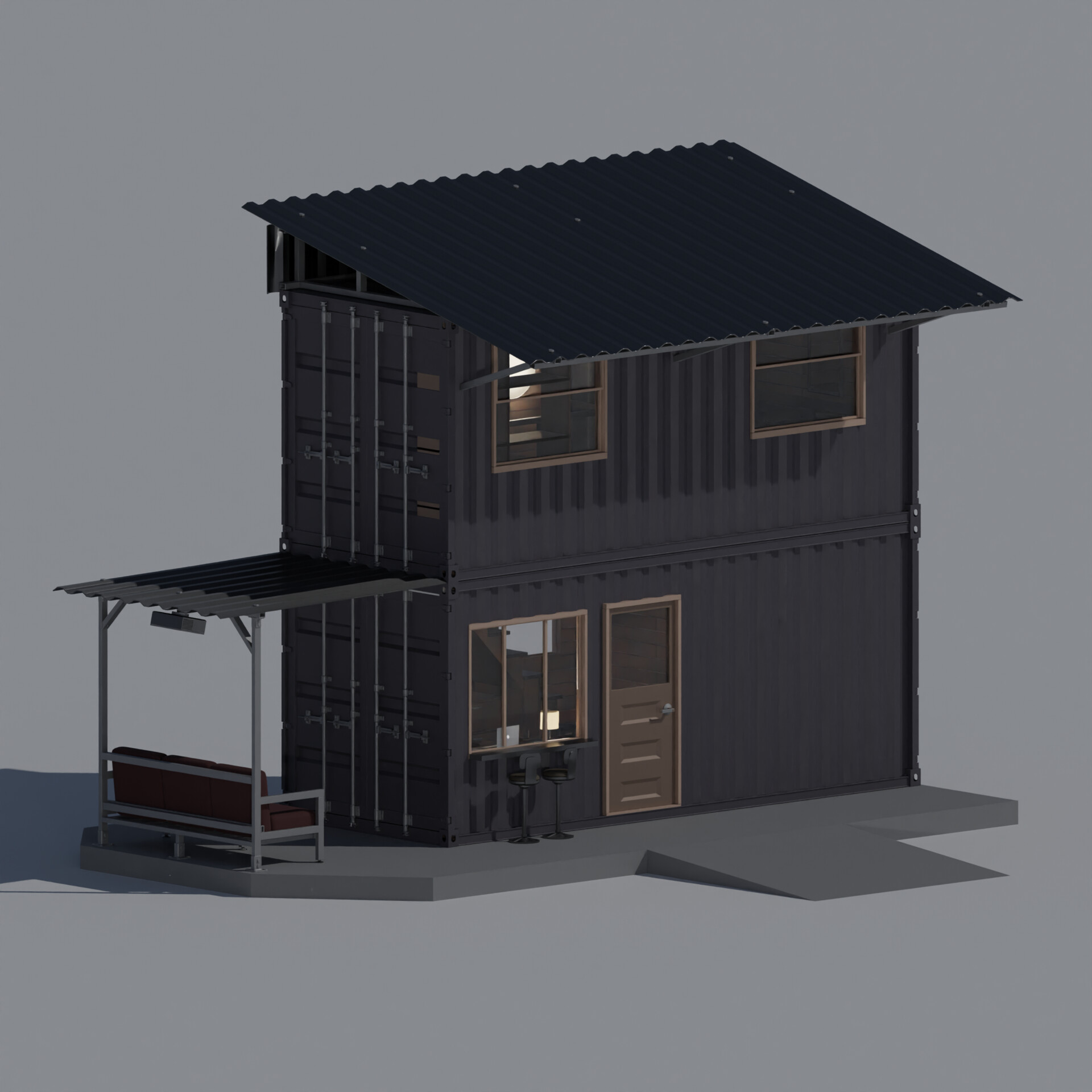 ArtStation - Shipping Container Home