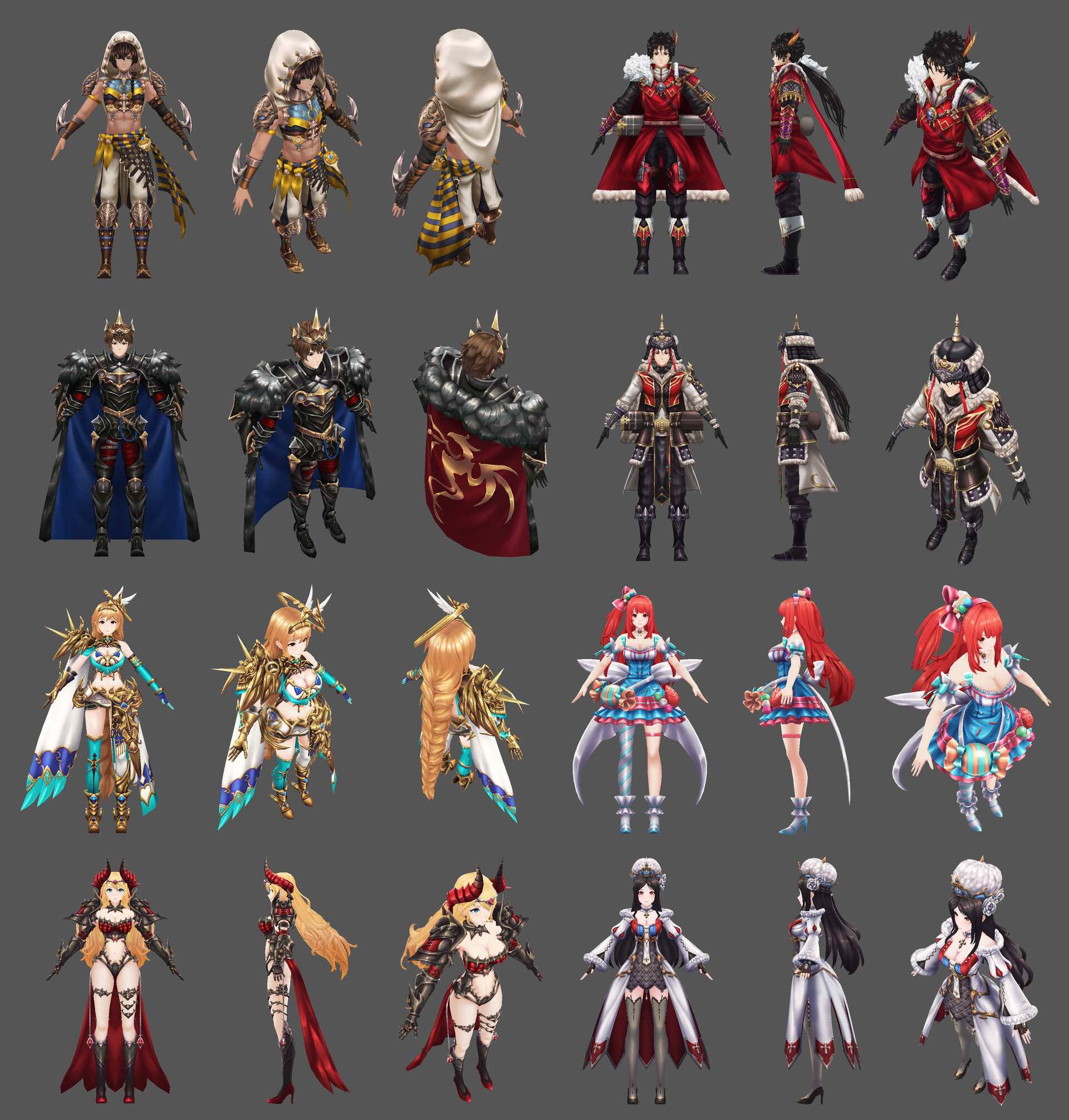 ArtStation - "Shining Beyond" Characters (Modeling and Texturing)