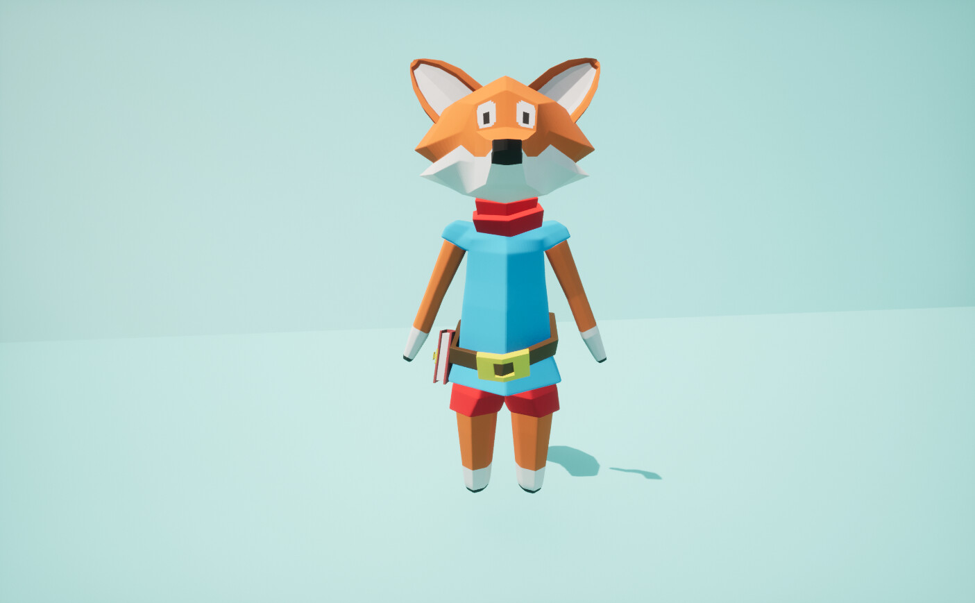 ArtStation - Low Poly Fox