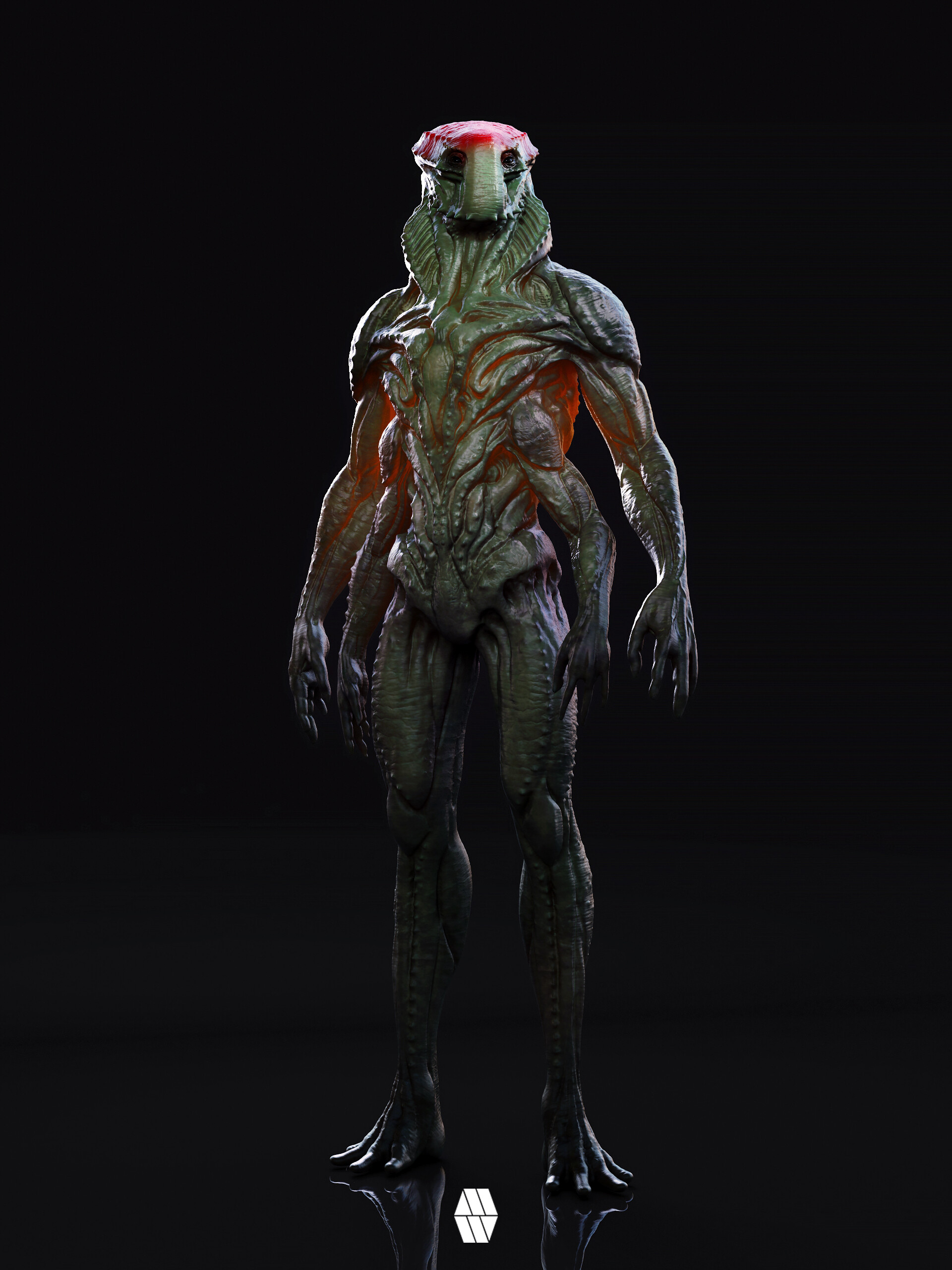 Marcus Whinney - An Alien Emerges - 'Alien Brute' Concept