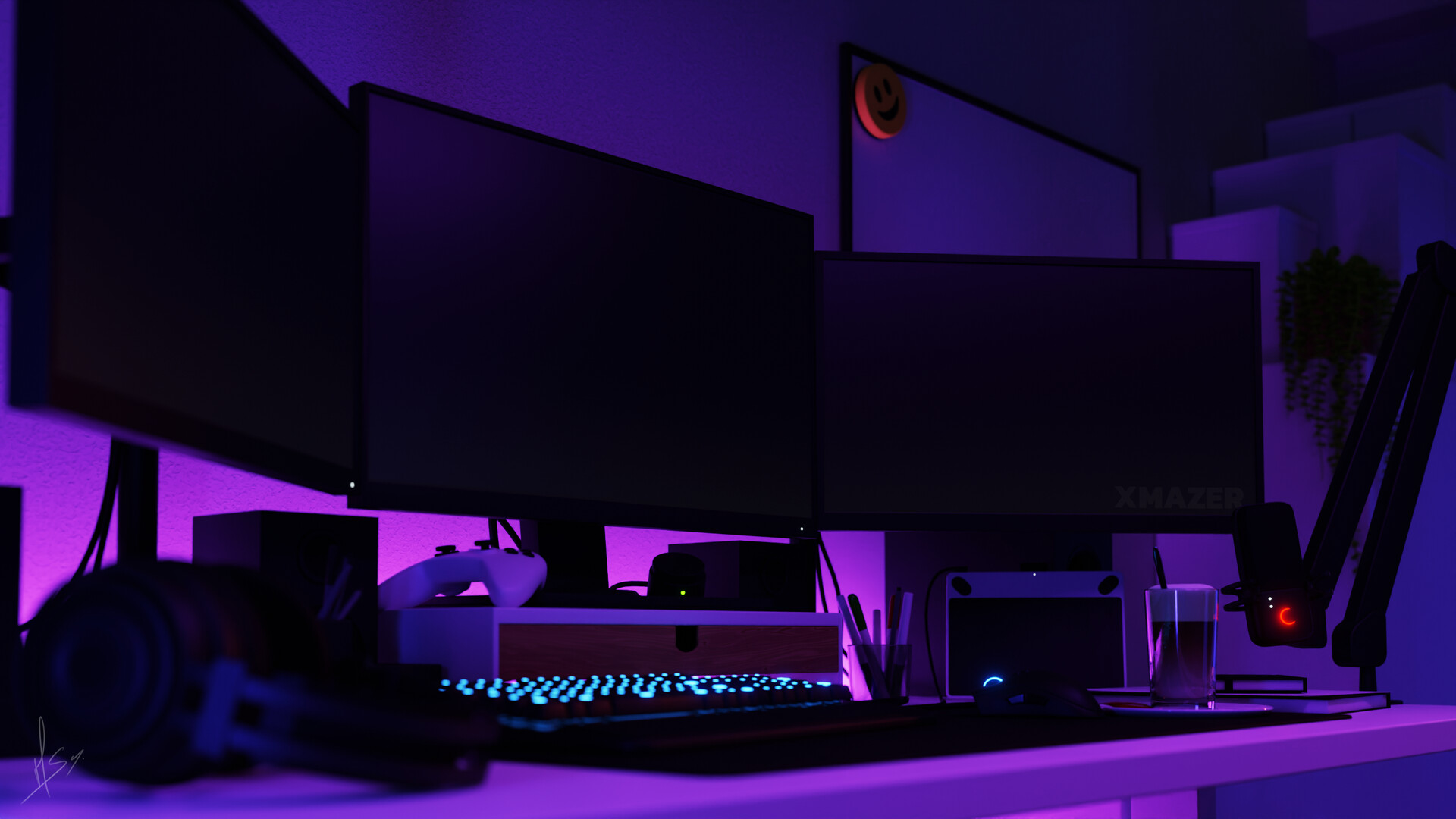ArtStation - Desk Setup