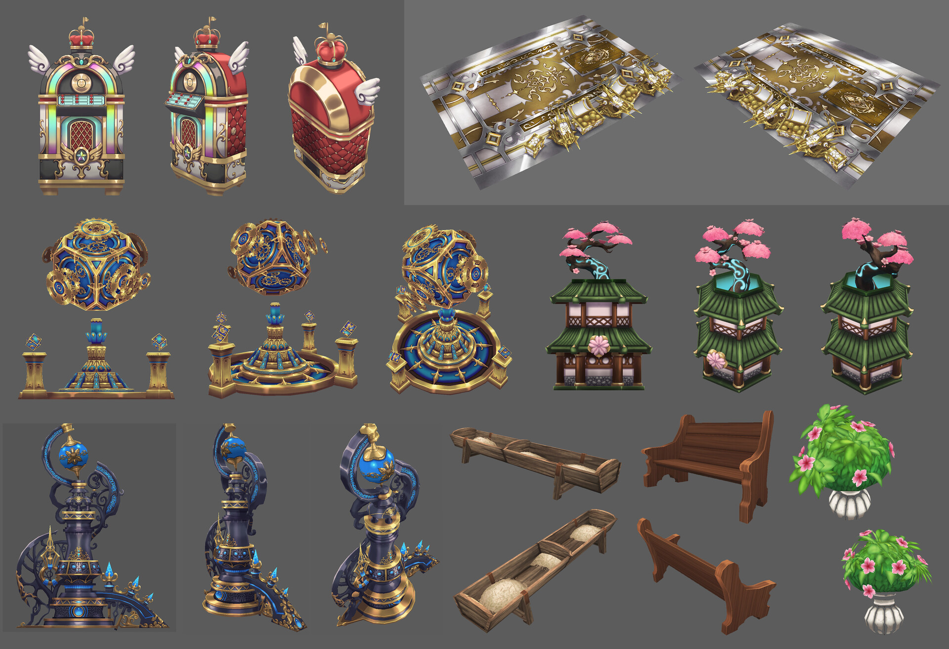 ArtStation - Assorted Environment Assets (3D Modeling and Texturing)