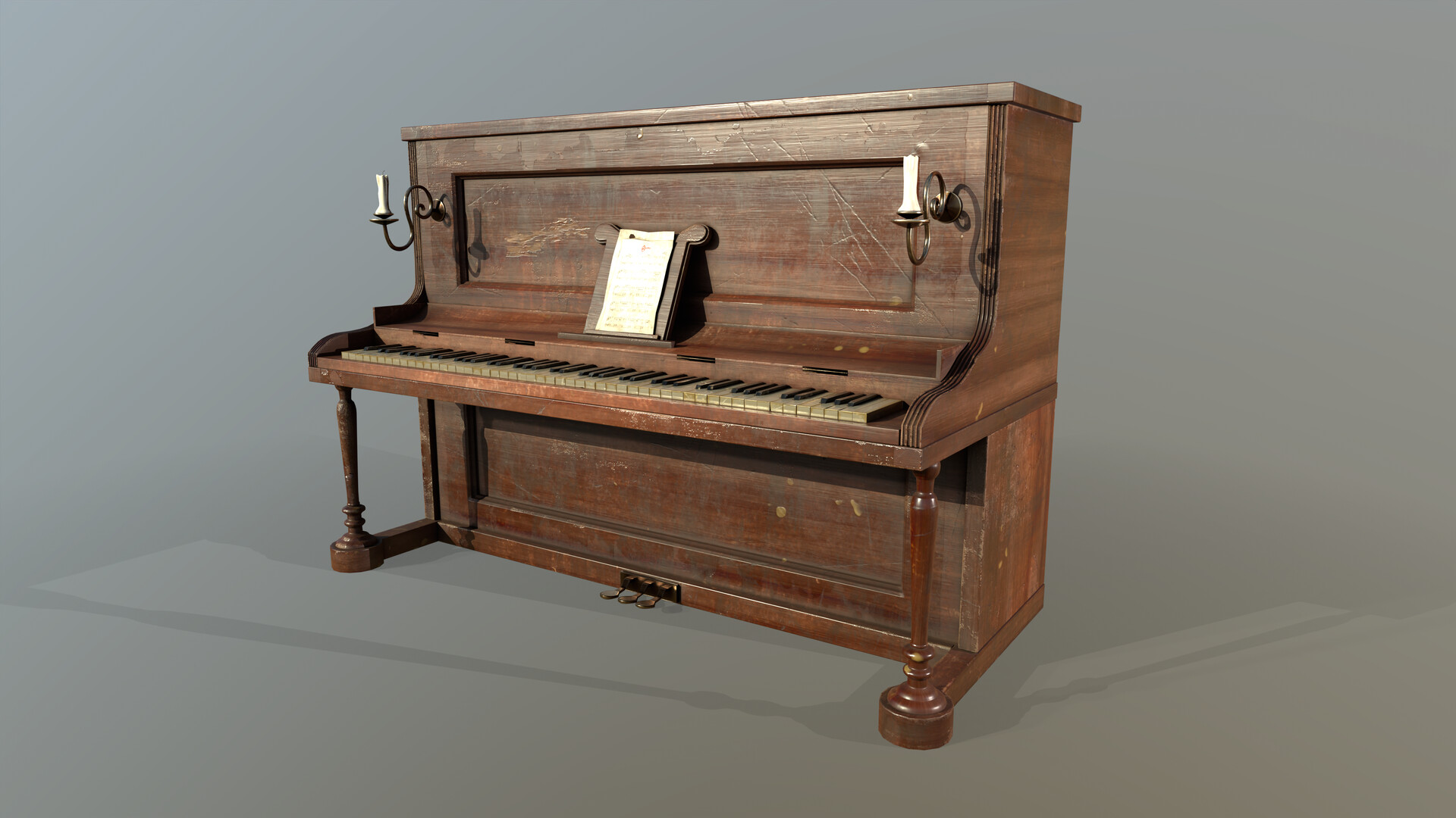 ArtStation - PIANO 3D MODEL