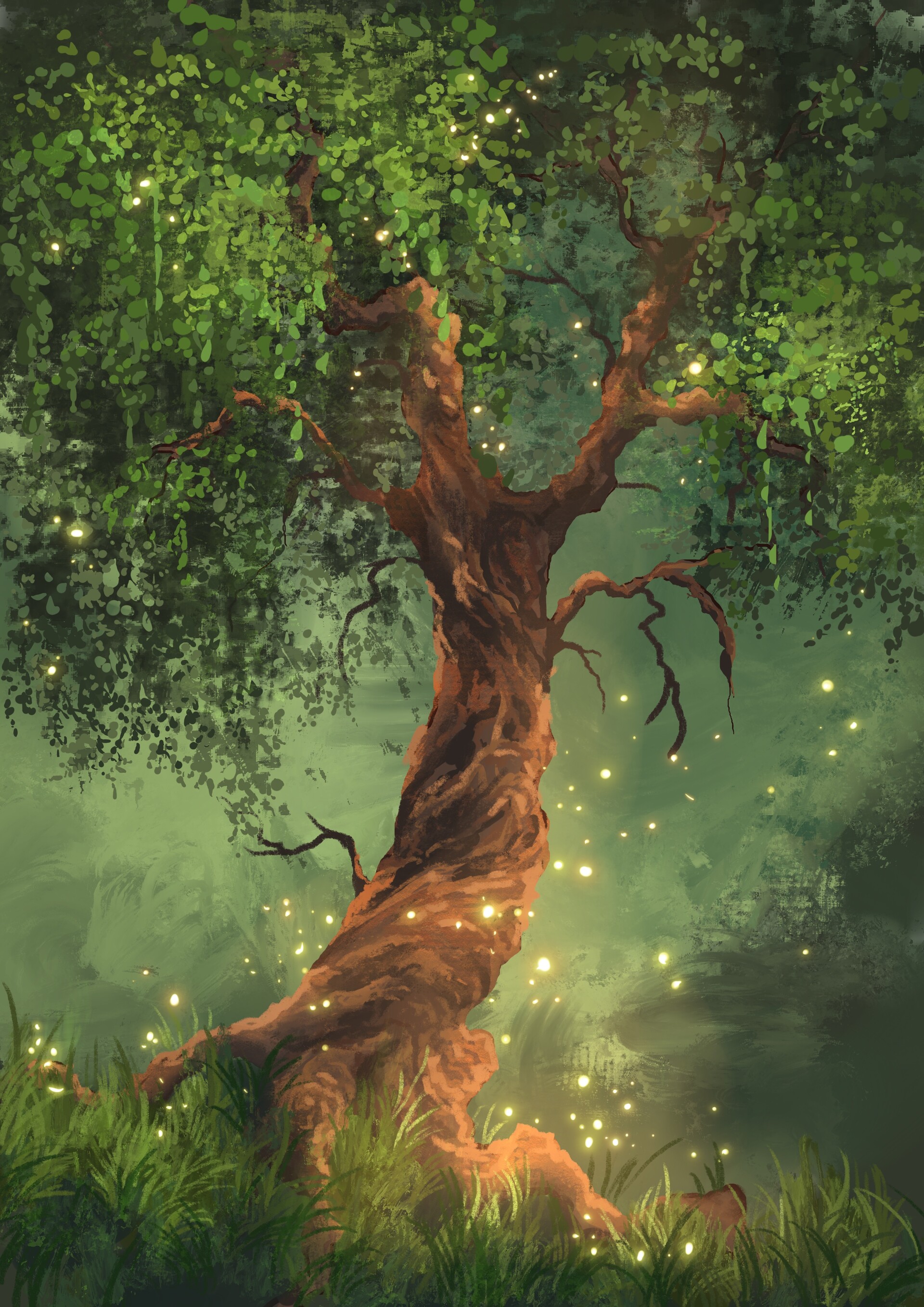 ArtStation - Enchanted Tree