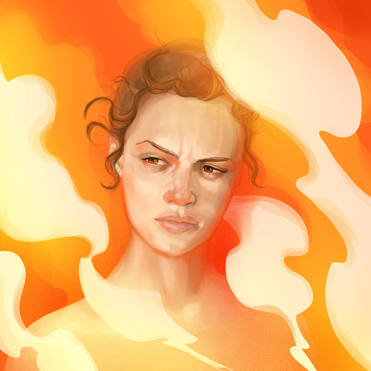 ArtStation - Walk through fire