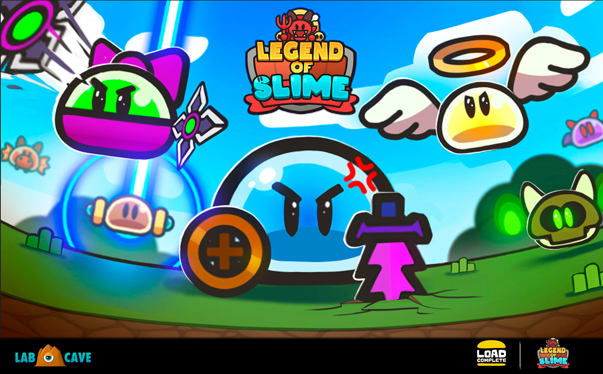 LAB CAVE - Legend of Slime - CRO assets for Google Play and iTunes Connect