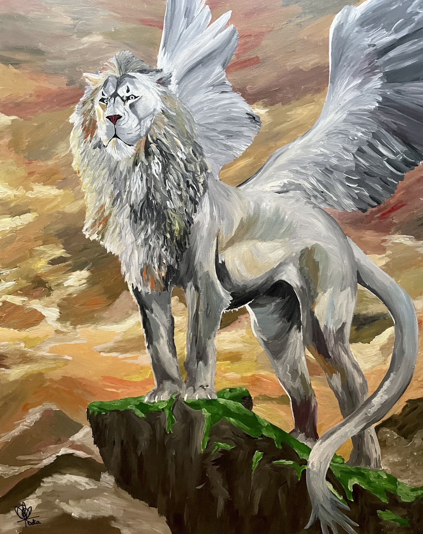 Lion With Angel Wings