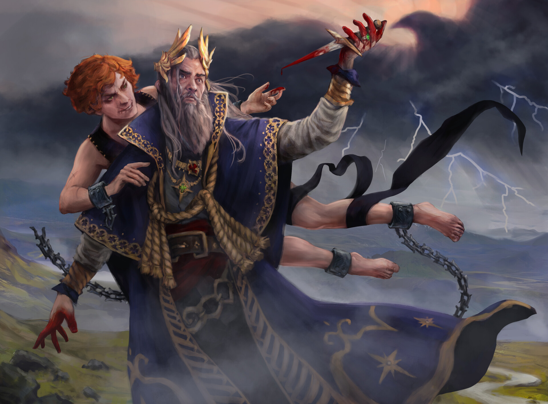 ArtStation - Sauron and Ar-Pharazôn