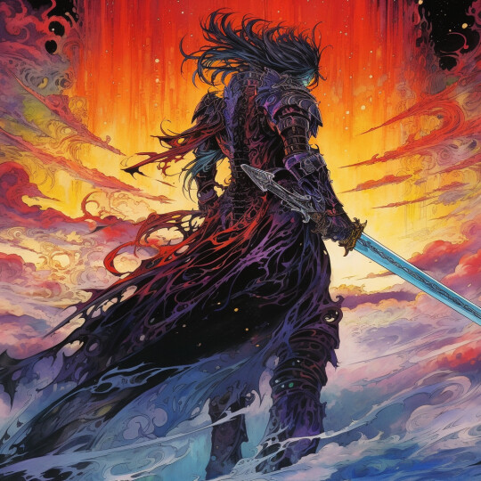 Midjourney Rando - dark paladin