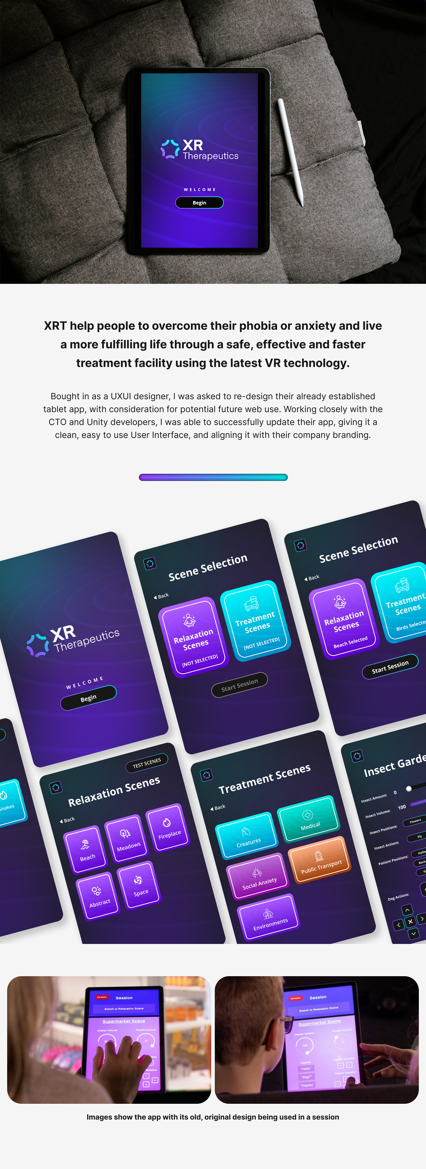 ArtStation - Medical tablet app UI design