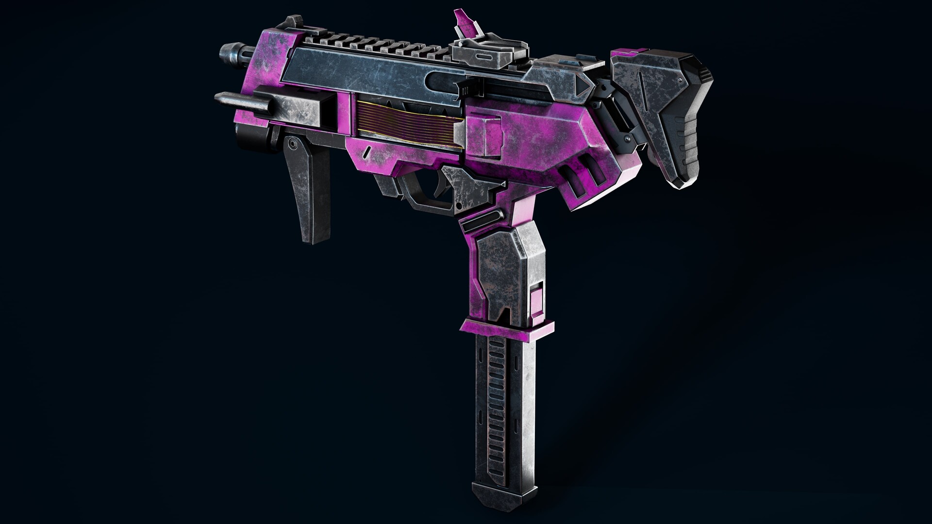 ArtStation - Overwatch - Sombras machine pistol 3D Model