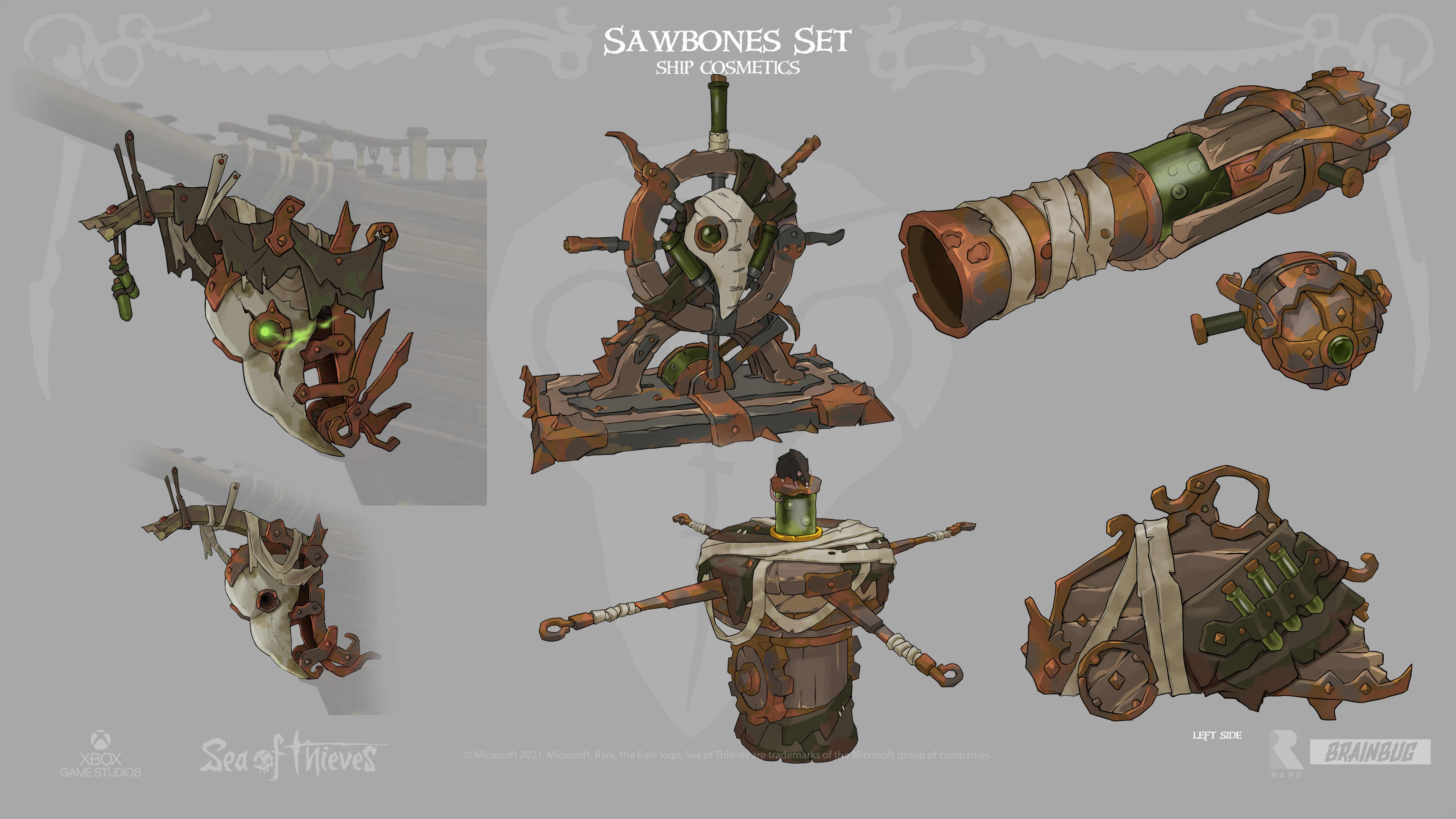 Brainbug Design - Sea of Thieves - Sawbones