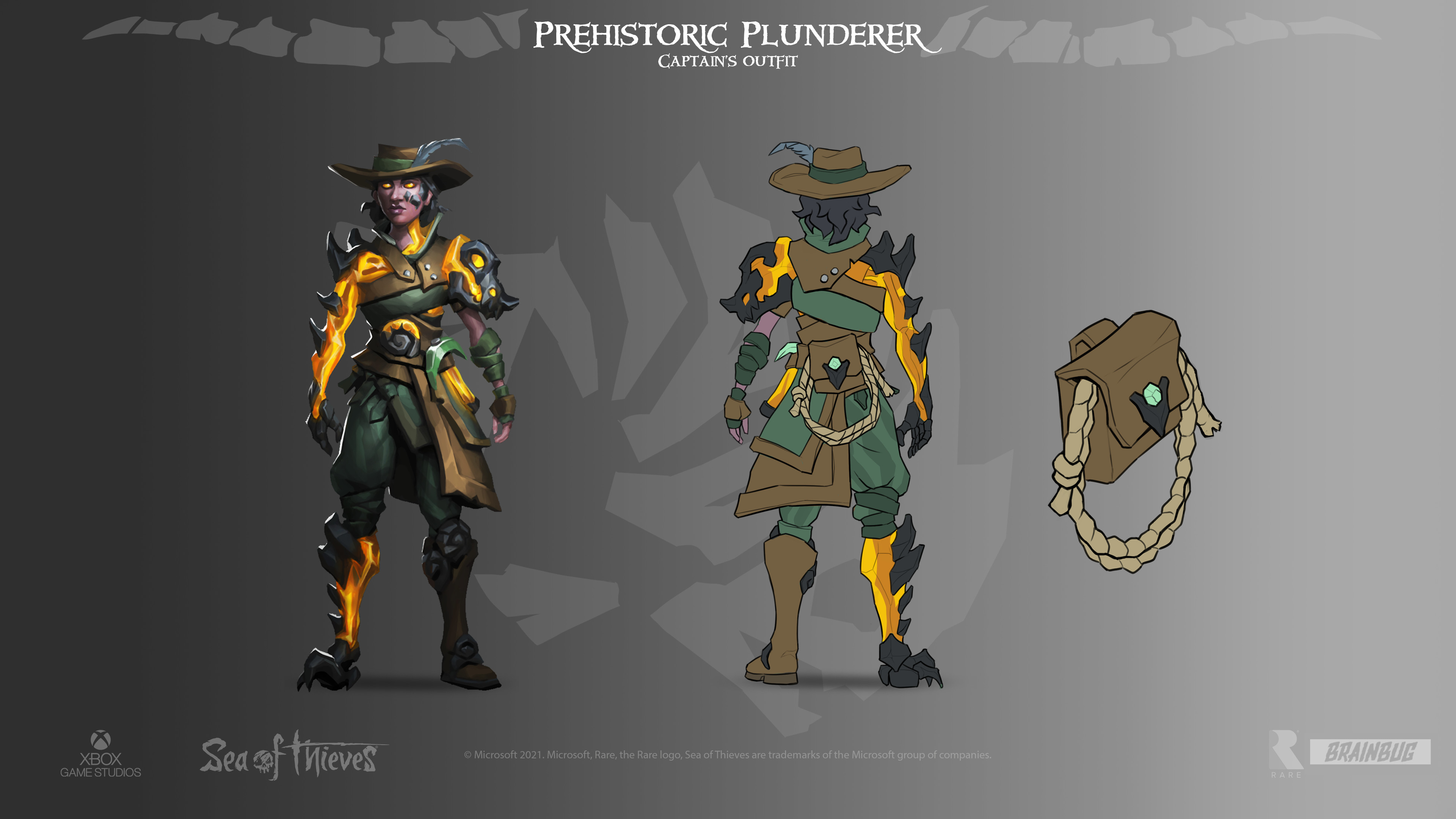 Brainbug Design - Sea of Thieves - Prehistoric Plunderer