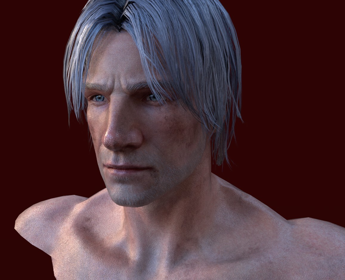 Kim Seok-Joo - Devil May Cry5 Dante Face (Fan art)