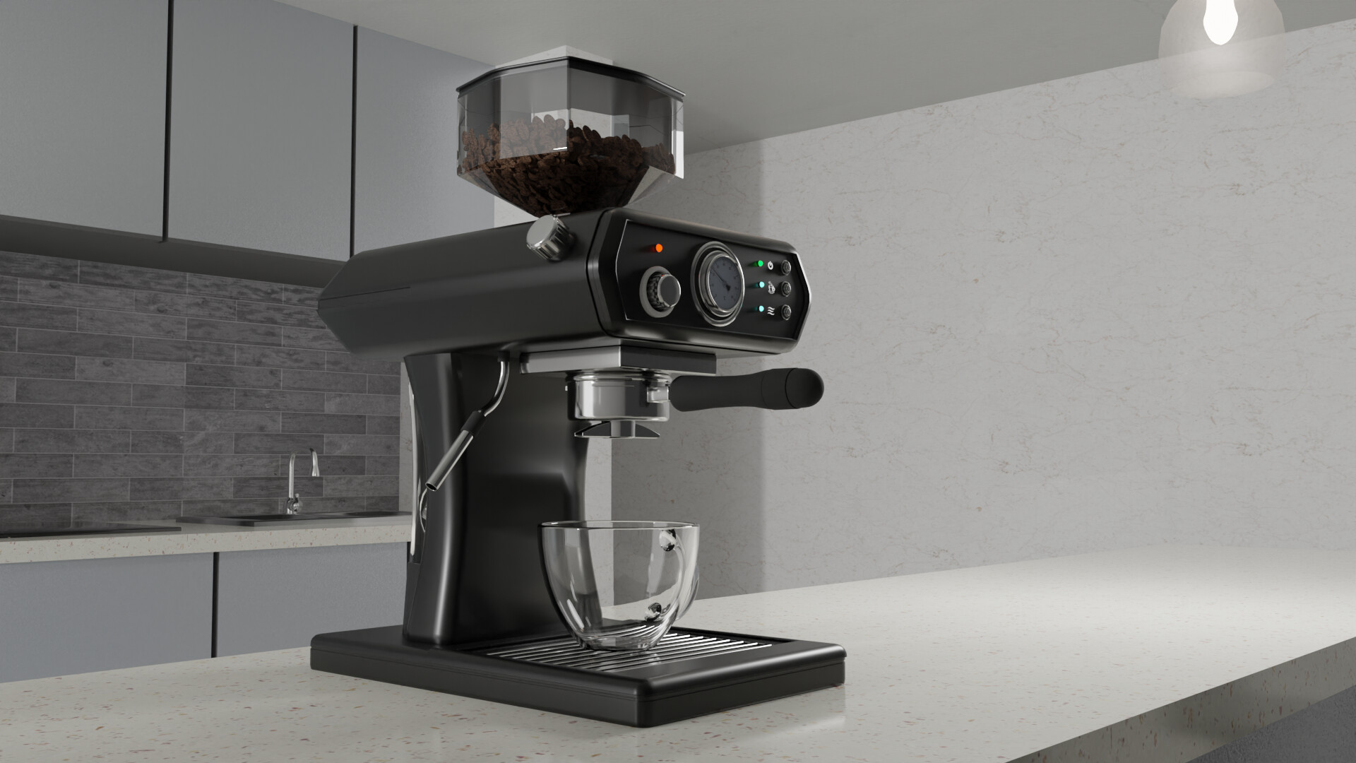 ArtStation - Coffee Machine [Lowpoly 3D Model]