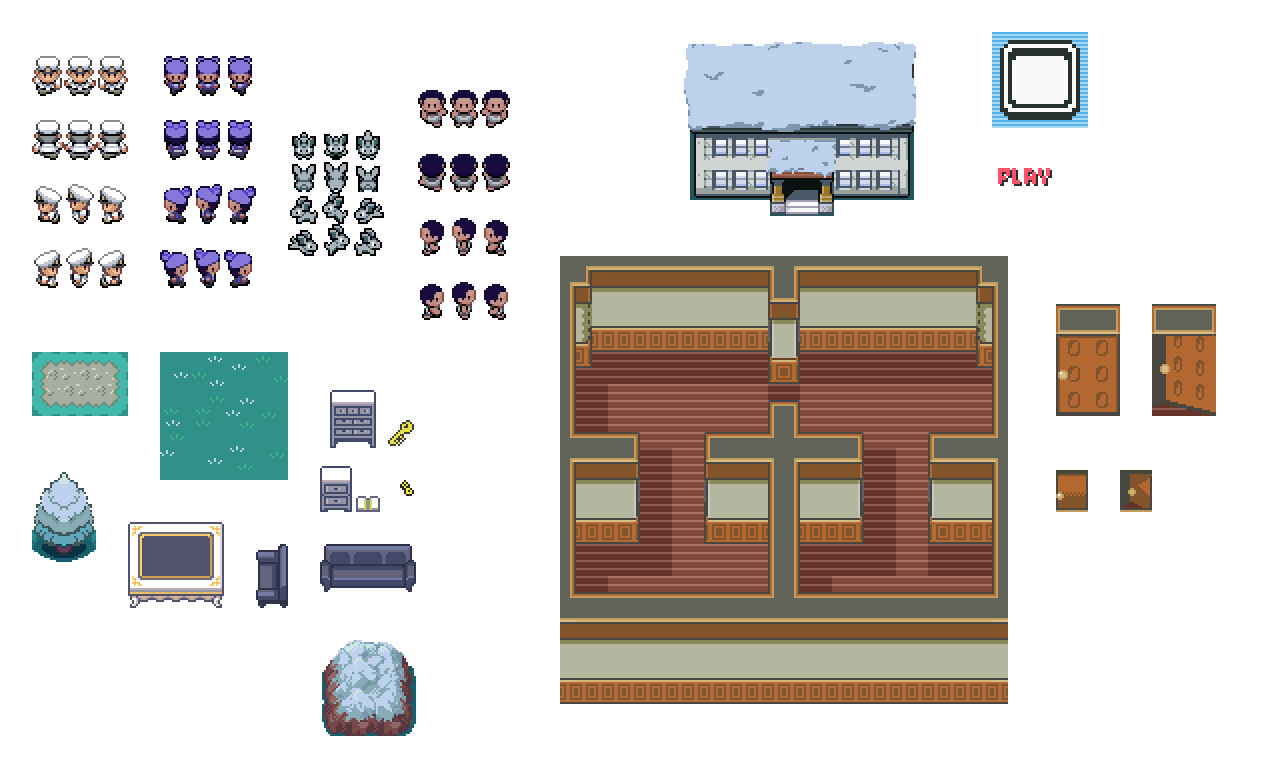 ArtStation - All Sprites for Underground Railroad