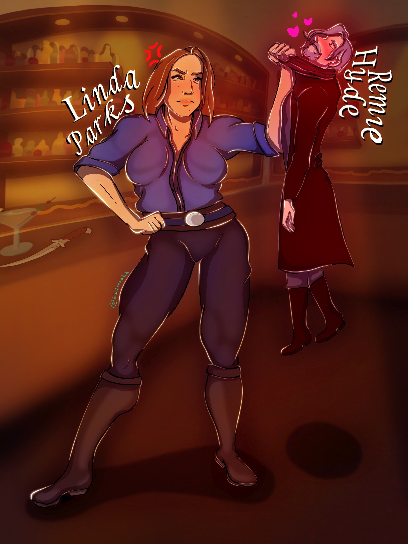 ArtStation - Fanart Linda and Hyde