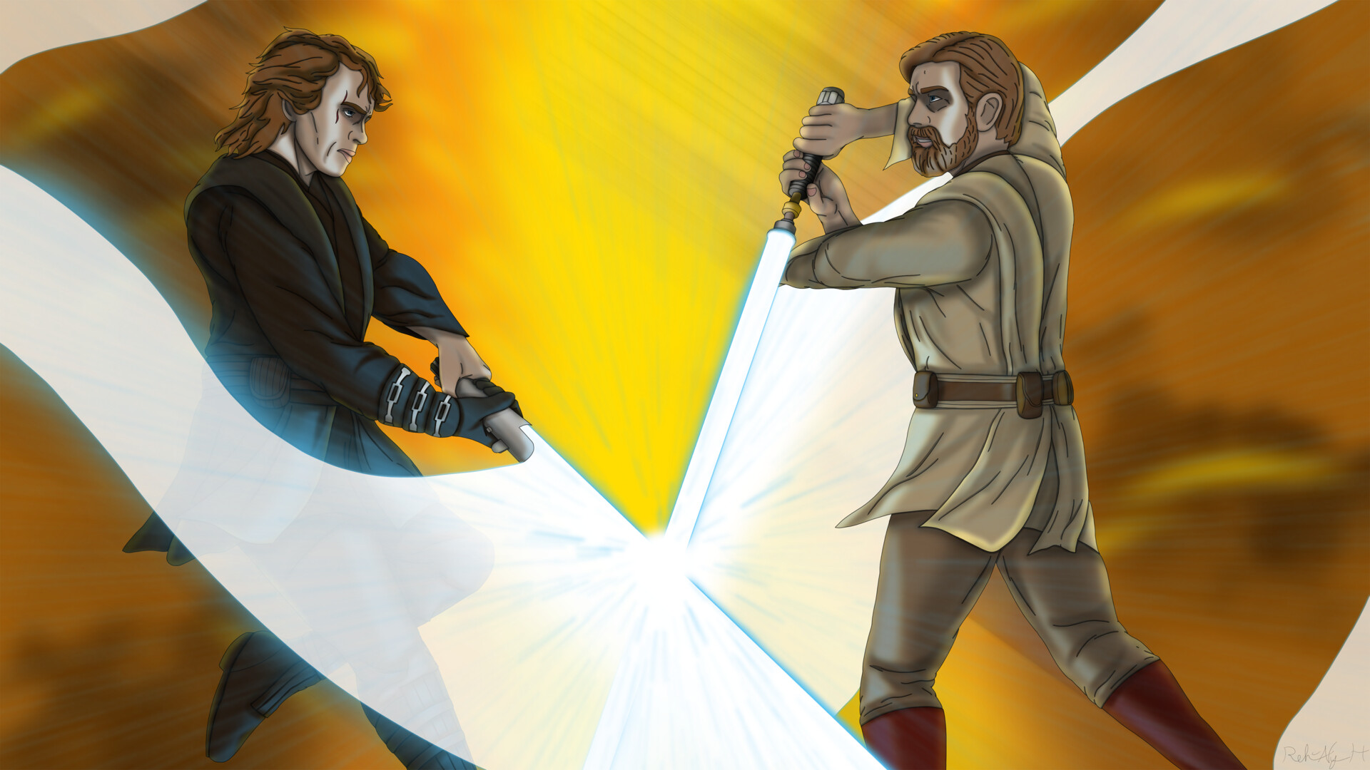 Anakin And Obi Wan Brothers