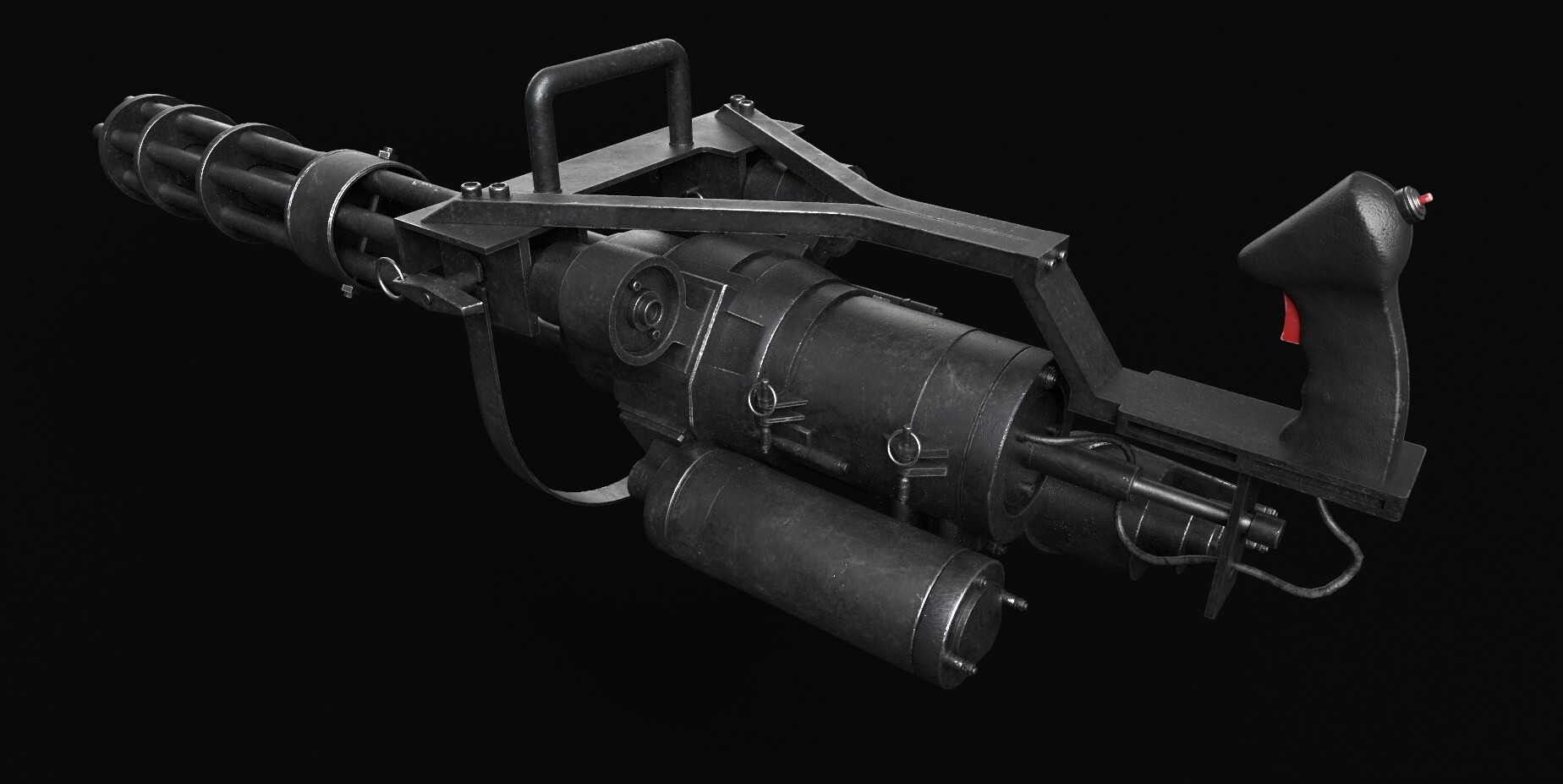 ArtStation - M13 Mini Gun - Textured